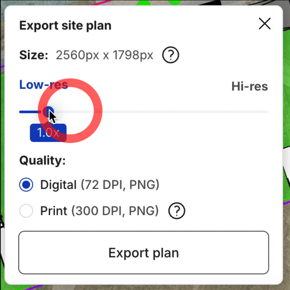 Exporting PNG image file from OnePlan