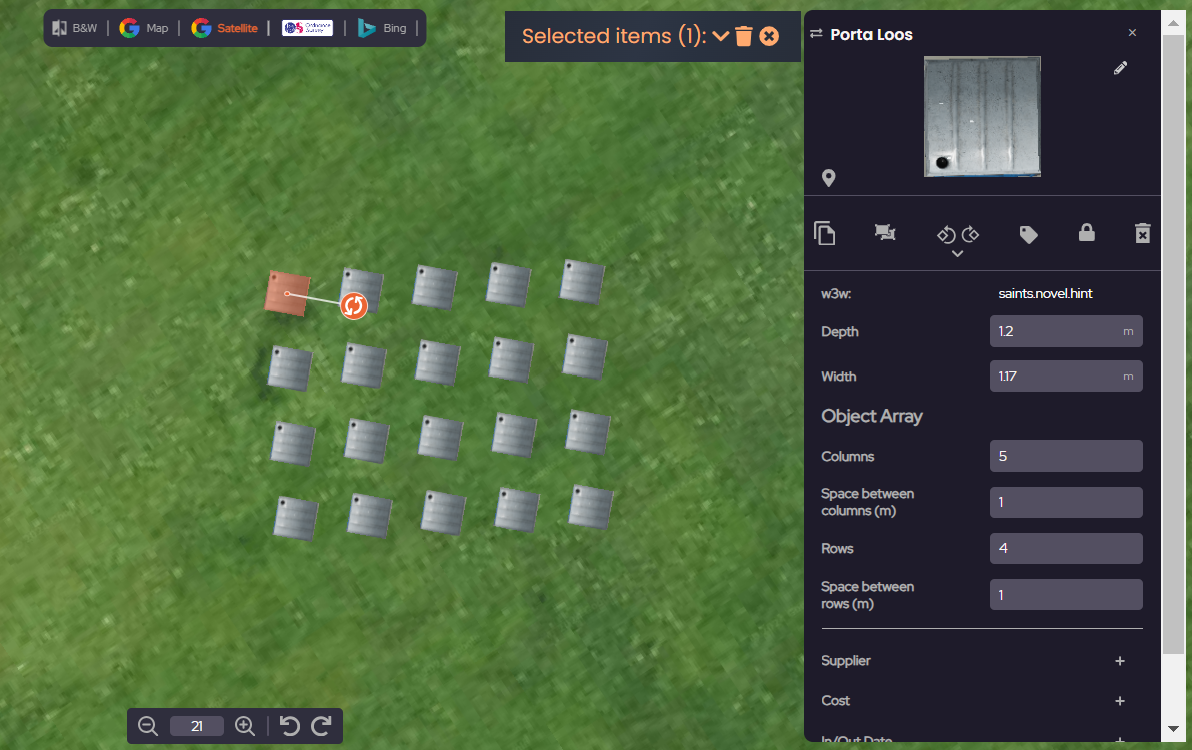 How to Use the Array Tool